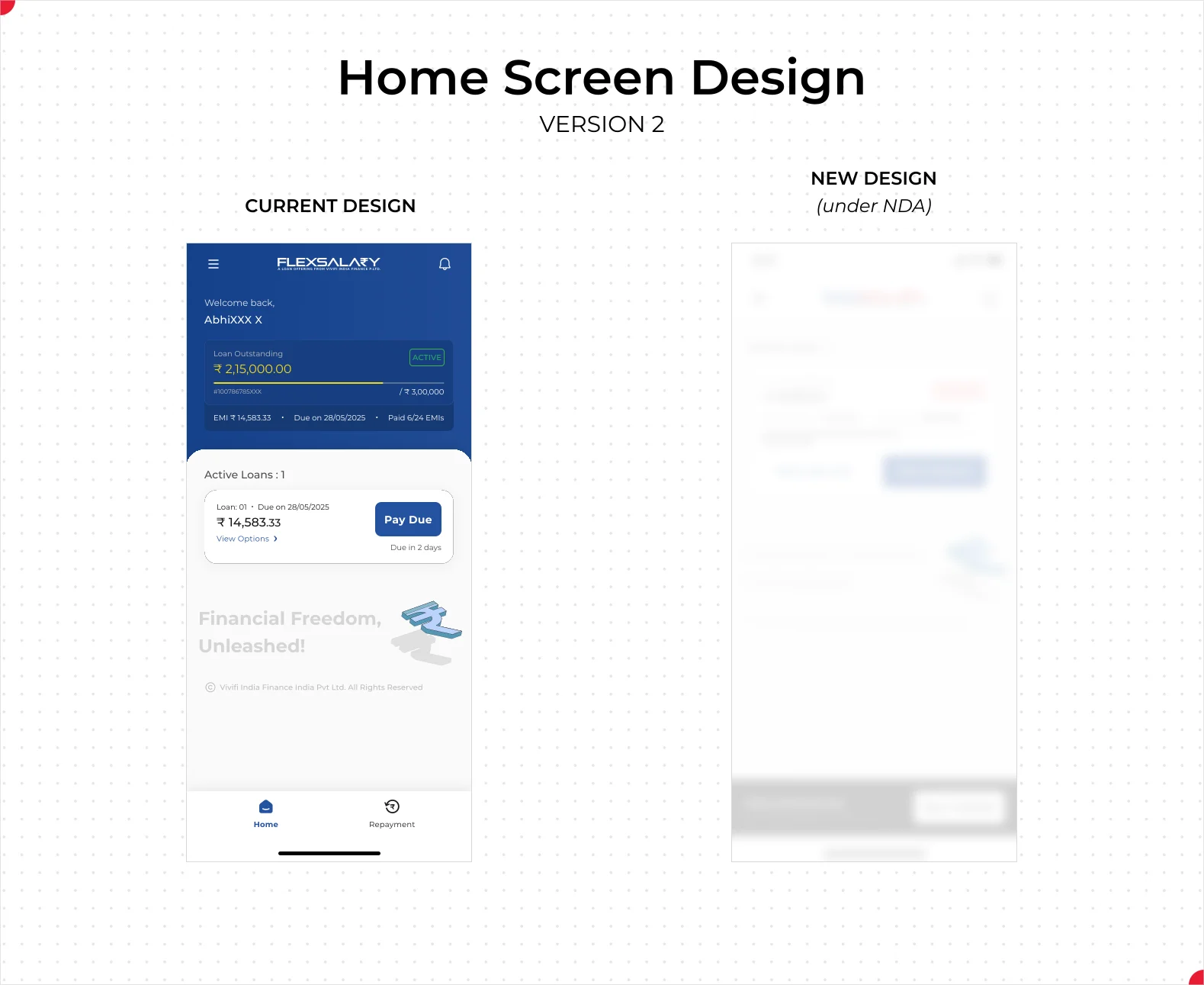 Revamped and Enhanced the Home Screen Experience